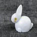 Vintage White Marble Bunny Figurine - Etsy