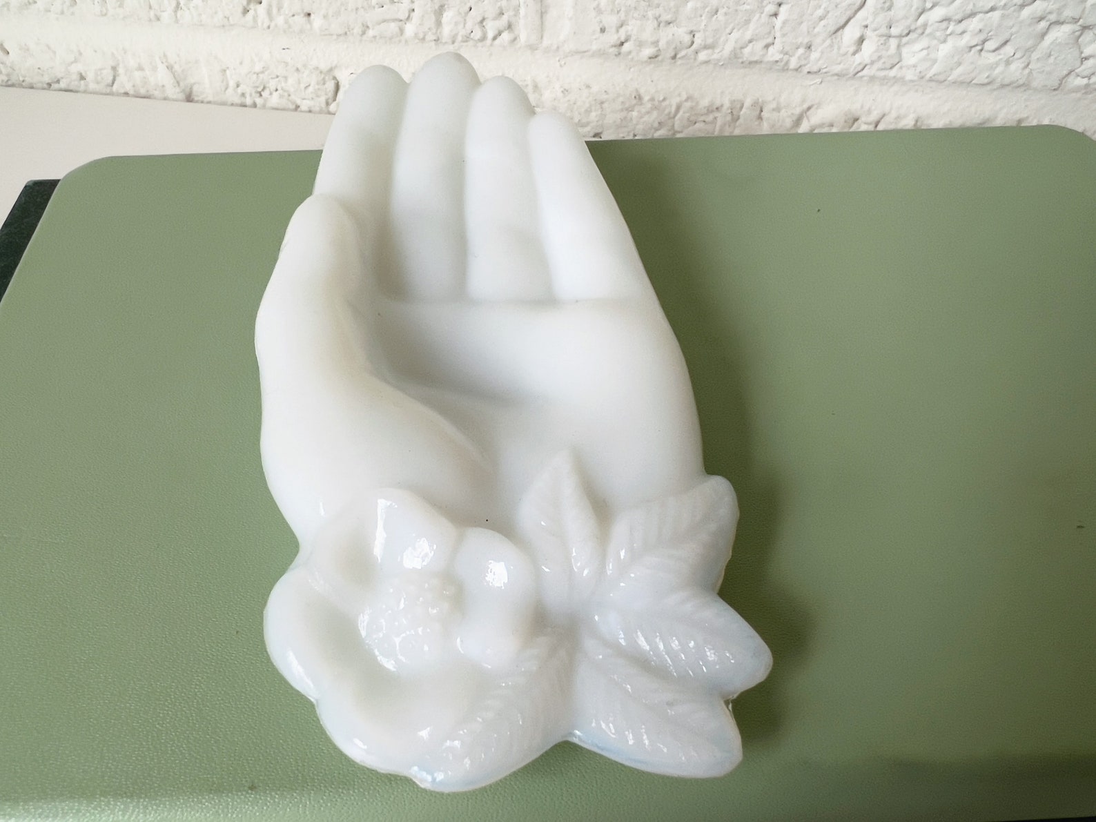 Rare Vintage Mckee Milk Glass Hand Dish - Etsy