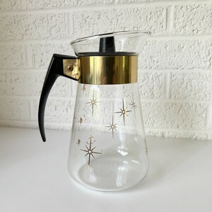 Vintage Pyrex/corning Mid Century Glass Carafe or Decanter Glass Coffee ...