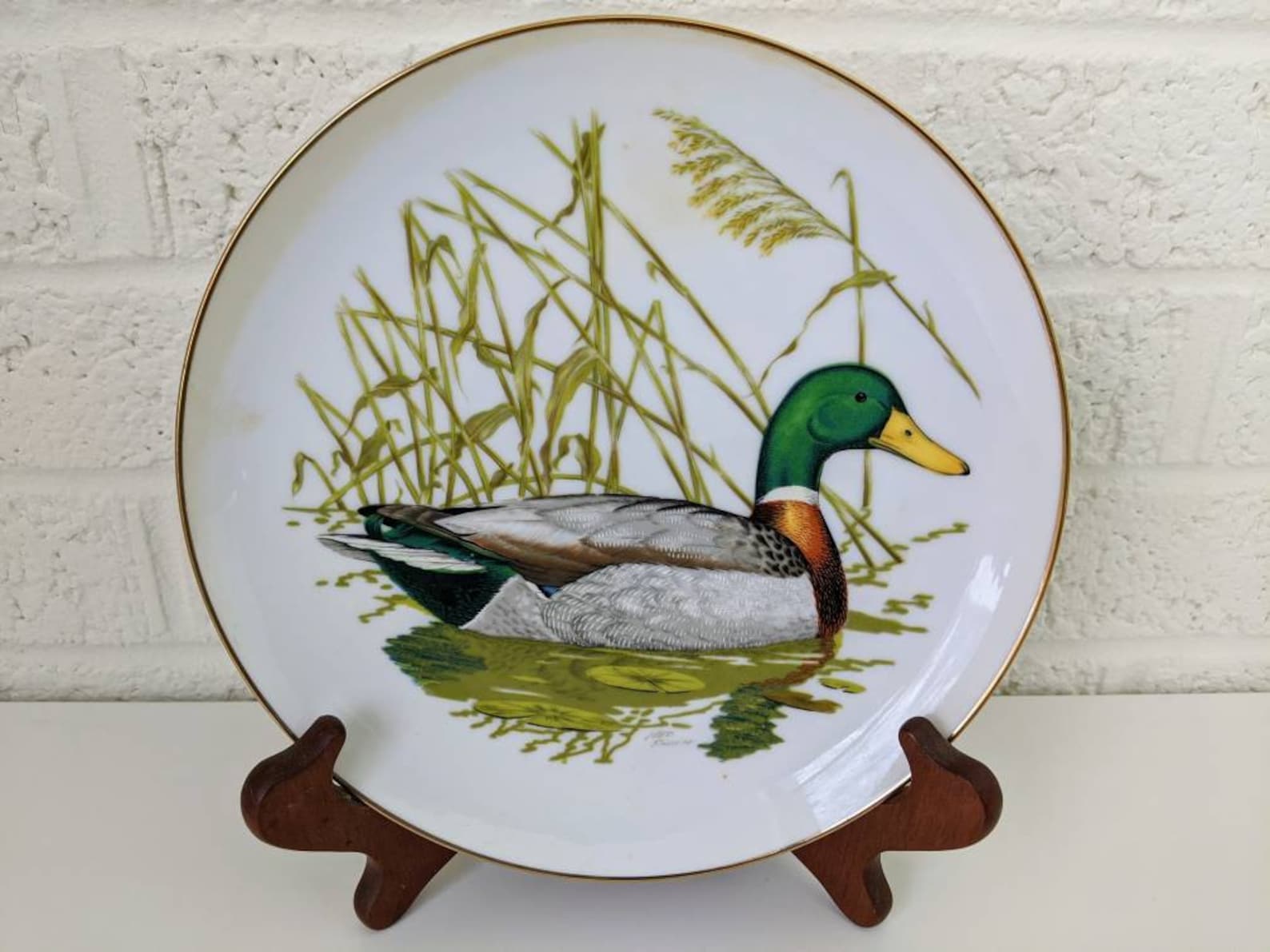 1979 Ned Smith Waterfowl Plate | Rubel - Etsy