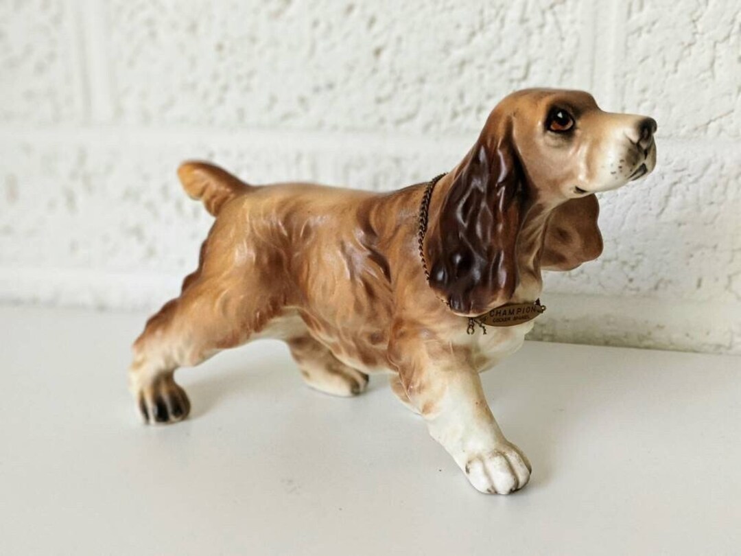 Vintage Cocker Spaniel Figurine Champion Show Dog Gift - Etsy