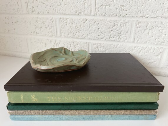 Studio Pottery Dish with Tree and Spiral Branches | M… - Gem