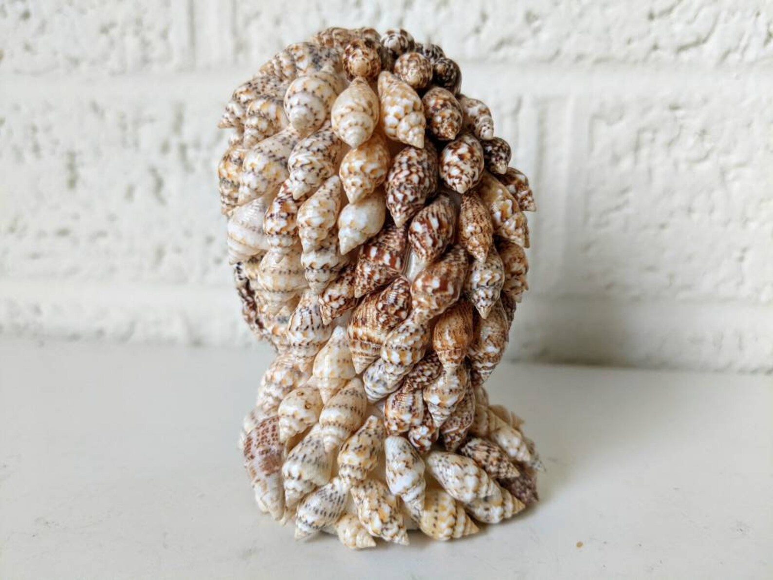 Vintage Seashell Dog Figurine - Etsy