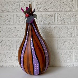 Vintage Painted Gourd Face - Etsy