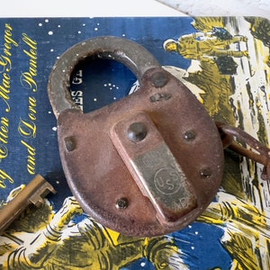 Antique Railroad Lock and Key | Vintage Train Memorabilia | Marked SAFE ...