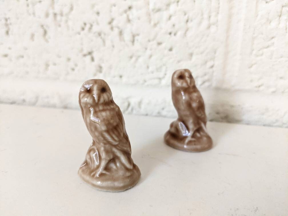 Vintage Wade of England Brown Owl Figurine Wade Whimsies - Etsy Australia