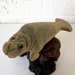 Vintage Carved Wooden Manatee on Burlwood - Etsy