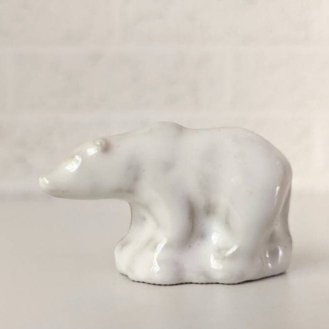Vintage Wade of England Polar Bear Figurine | Wade Miniature Figurines ...