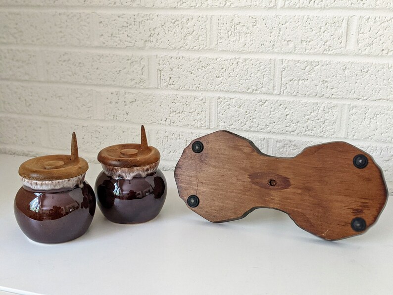 Vintage Drip Pottery Condiment Caddy Jam Caddy Honey Caddy - Etsy