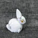 Vintage White Marble Bunny Figurine - Etsy