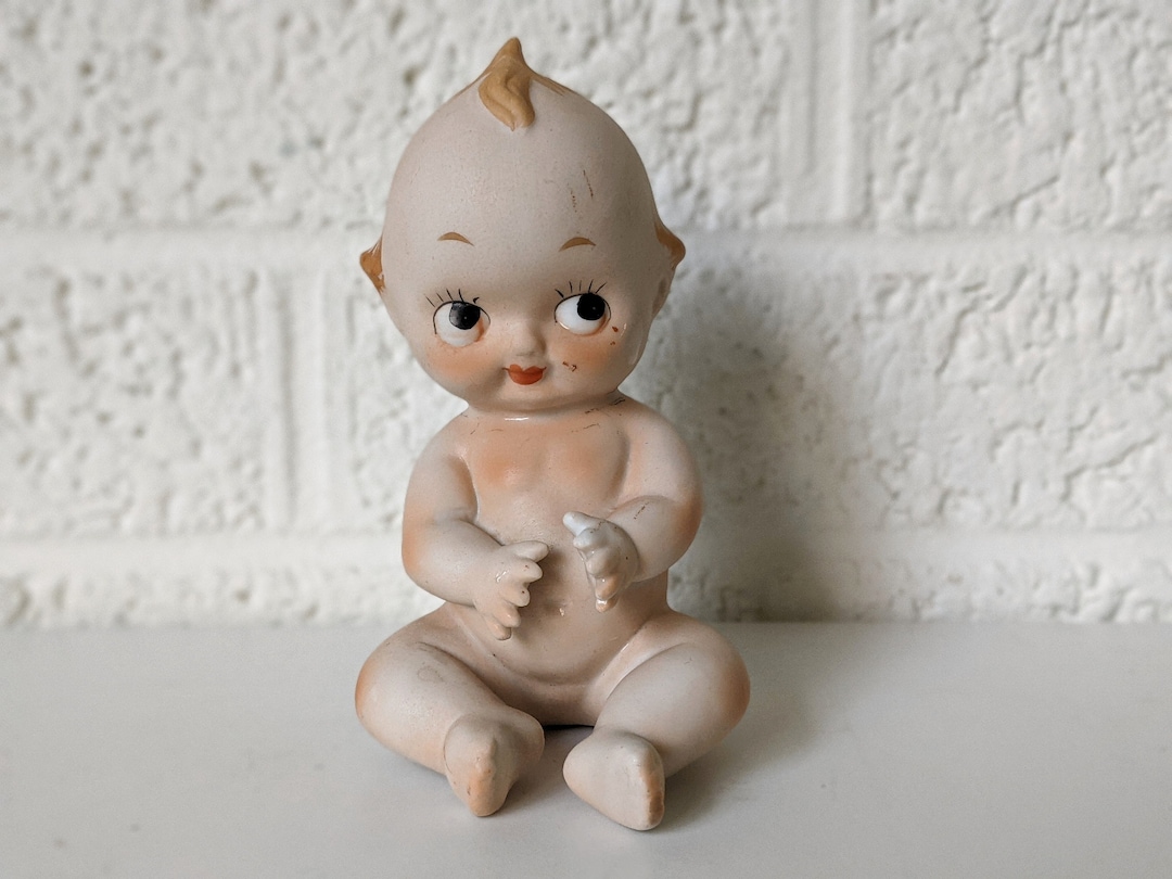 Vintage Bisque Kewpie Doll Figurine | Cupid | Cupie | F 107 - Etsy