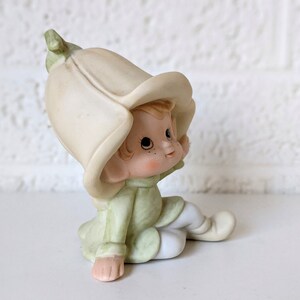 Vintage Homco Pixie Figurine | Homco Ceramic Elf Figurine #5213 | Mid ...