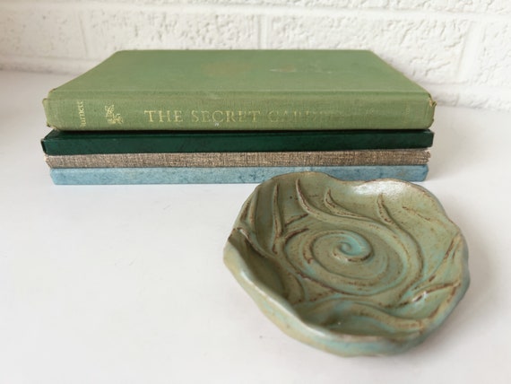 Studio Pottery Dish with Tree and Spiral Branches | M… - Gem