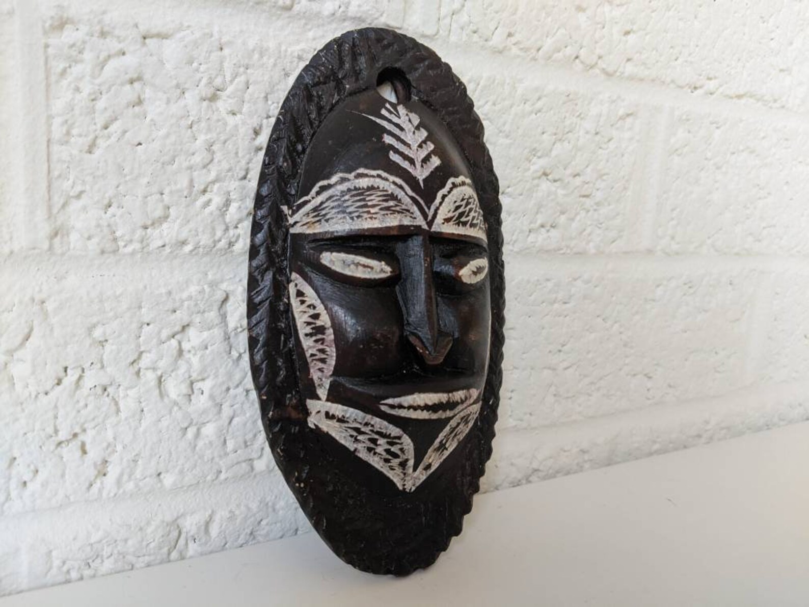 Vintage African Mask Wall Art Clay - Etsy