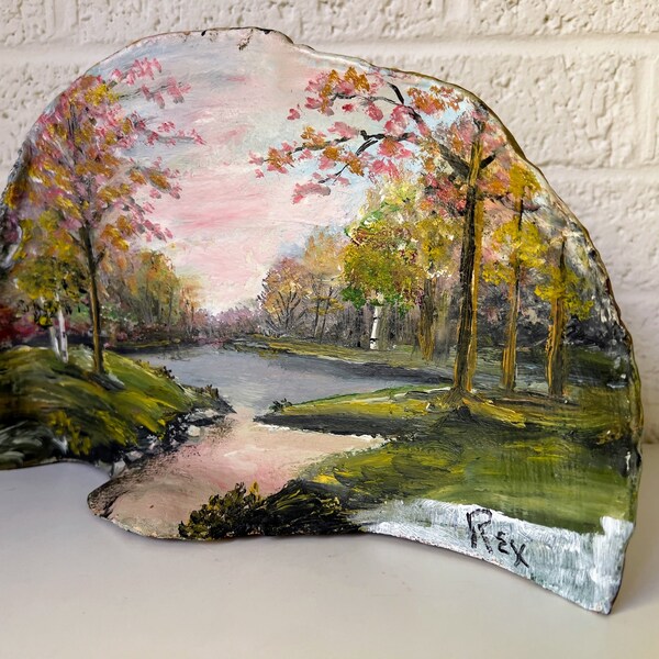 Painted Trees - Etsy