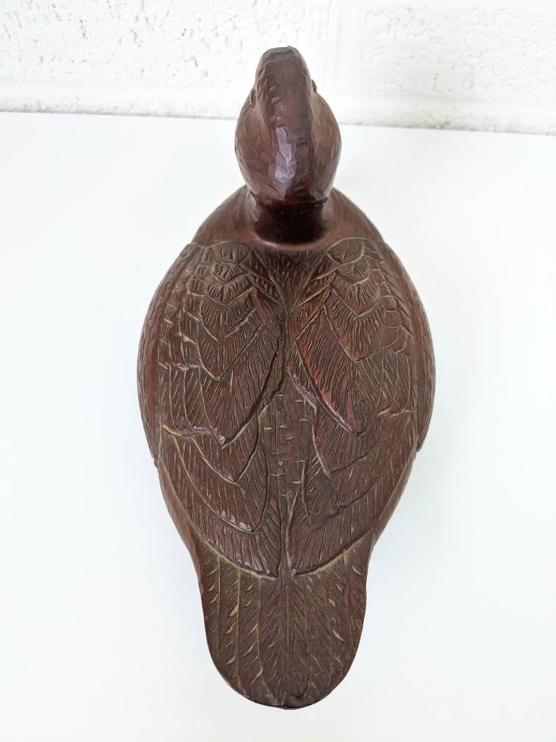 Vintage Red Mill MFG Duck Decoy Hand Carved | Etsy