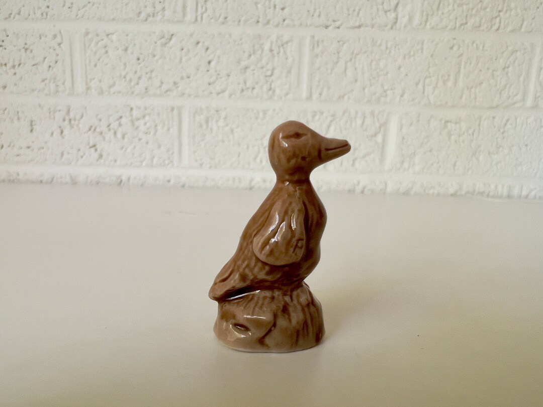 Vintage Wade of England Duck Figurine | Wade Miniature Figurines - Etsy