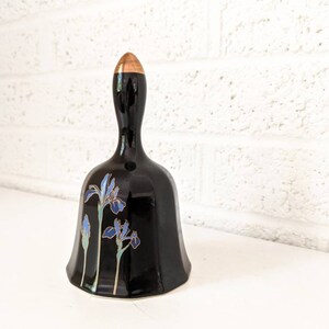Vintage Blue Iris Bell by Otagiri Japan Ceramic Bell - Etsy