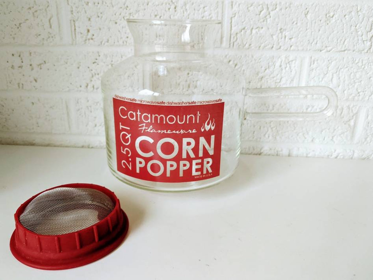 Vintage Catamount Flameware Microwaveable Corn Popper 2.5 | Etsy