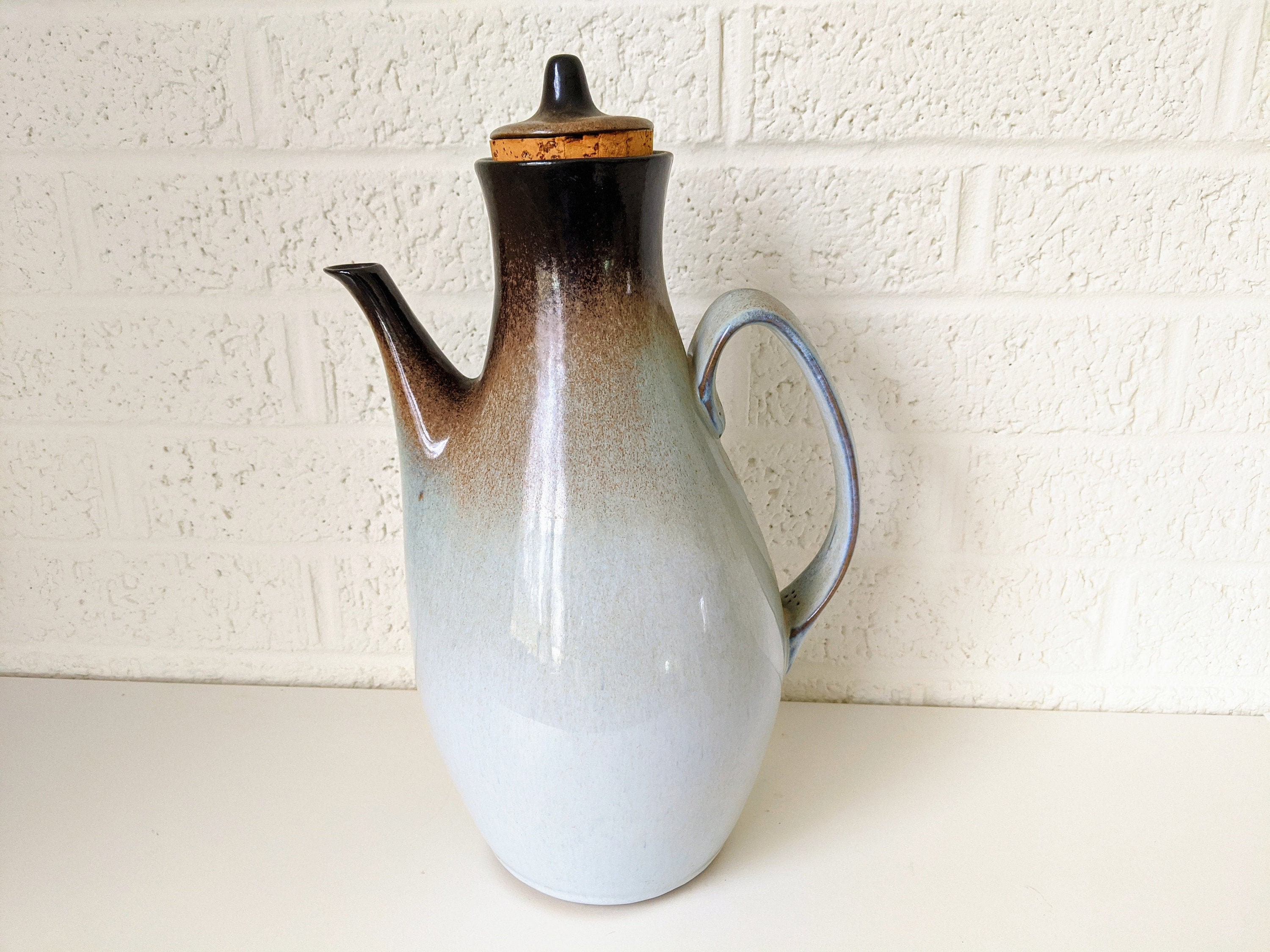 Vintage Peter Pots Pottery Coffee Carafe | Etsy