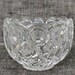 Small Vintage Glass Bowl With Scroll Design - Etsy
