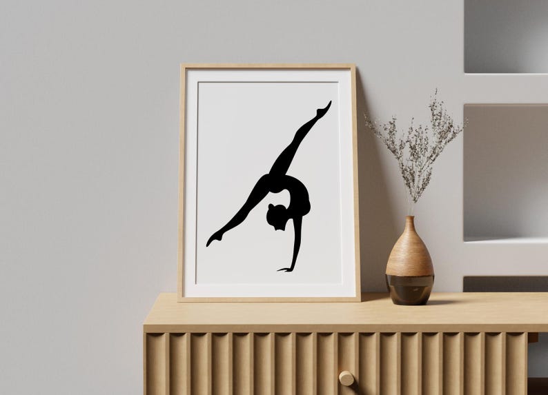 Bundle de gymnastique SVG, Silhouettes de gymnastique, gymnaste Svg ...