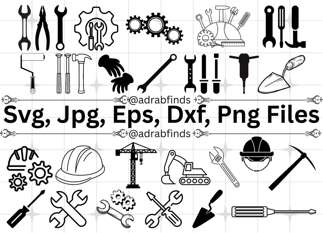 Mechanic Tools Clipart, Handyman Svg, Repair Tool Svg,tools Svg ...