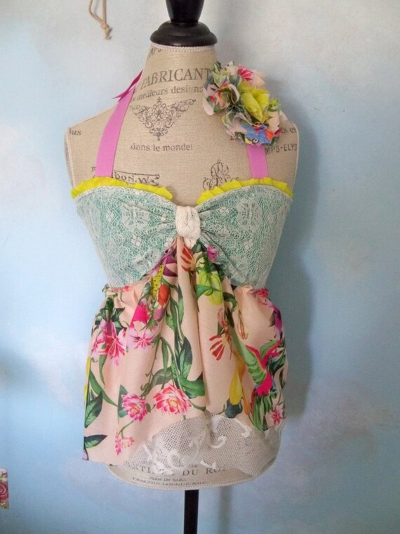 Items Similar To Sale Halter Top Boho Chic Festival Clothing Gypsy