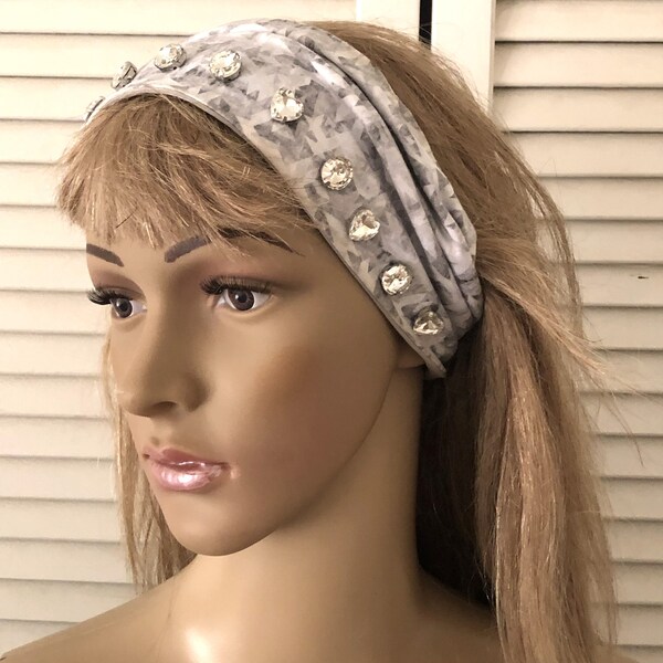 Rhinestone Headband Etsy