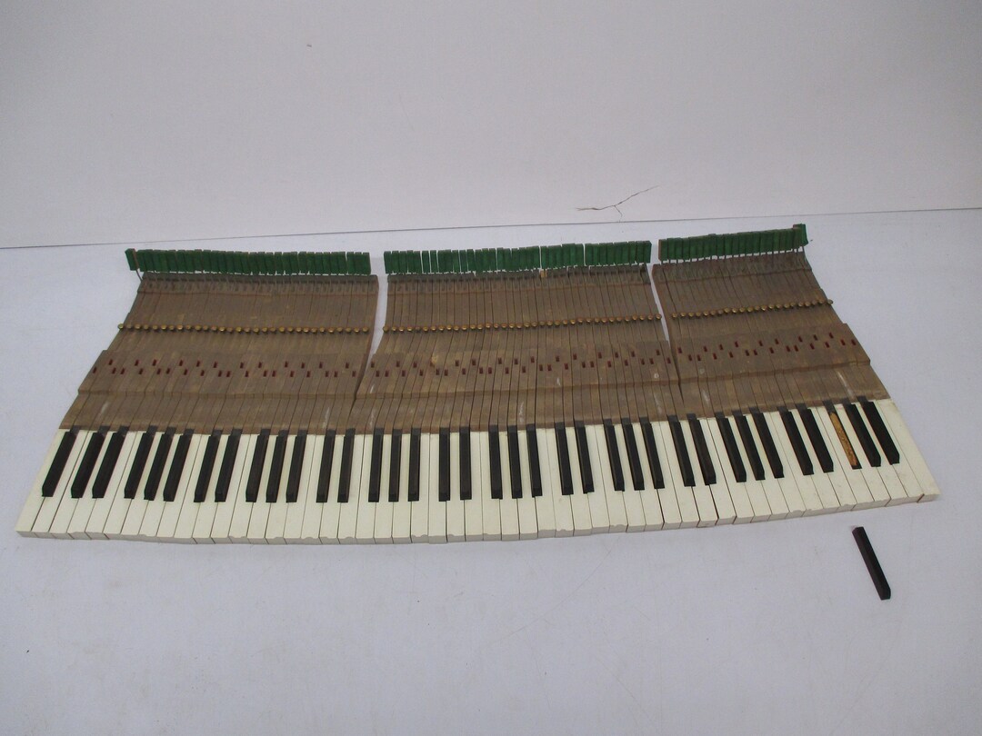 As is Set 88 Vintage Salvaged Real Piano Keys Keyboard Musical - Etsy