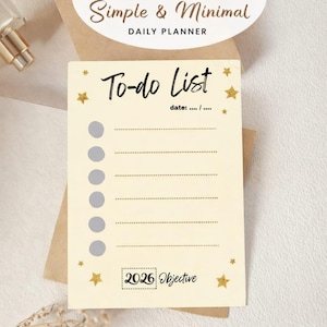 Clean To-do List Printable - Etsy
