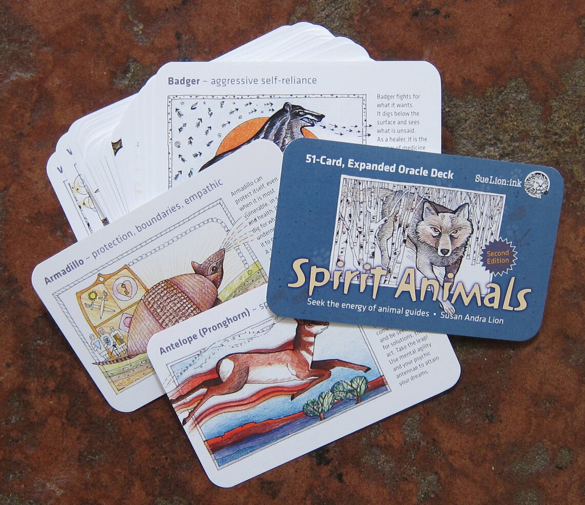 Spirit Animal Oracle Card Deck - Etsy