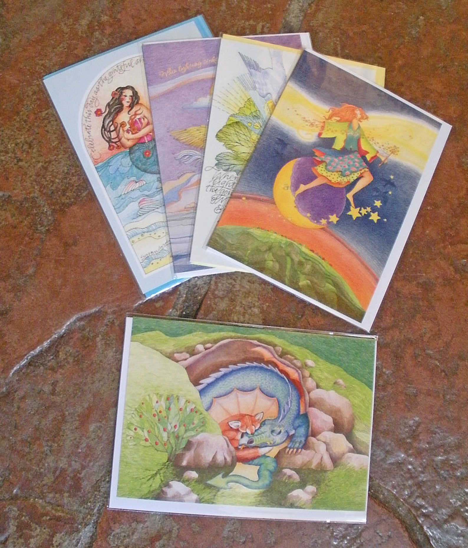 Magic Talisman - A7 Card - Fireflies Are Angels - Etsy