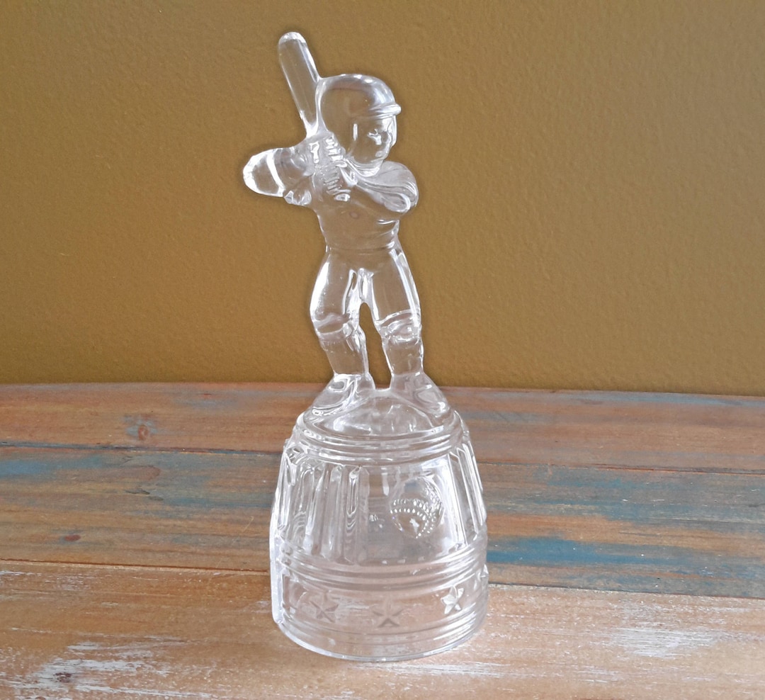 Baseball Player Moments of Pride Glass Princess House Vintage - Etsy