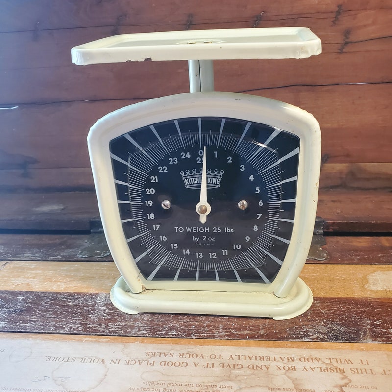 Vintage Metal Scale - Etsy