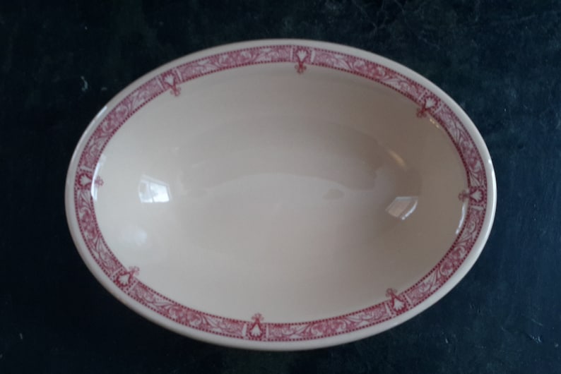 Inca Ware Edgemere Shenango China Oval Serving Bowl Tan | Etsy