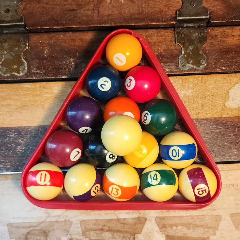 Vintage Pool Balls - Etsy