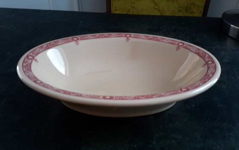 Inca Ware Edgemere Shenango China Oval Serving Bowl Tan | Etsy