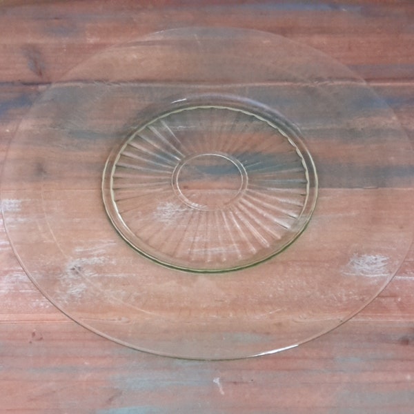 Large Glass Platter - Etsy