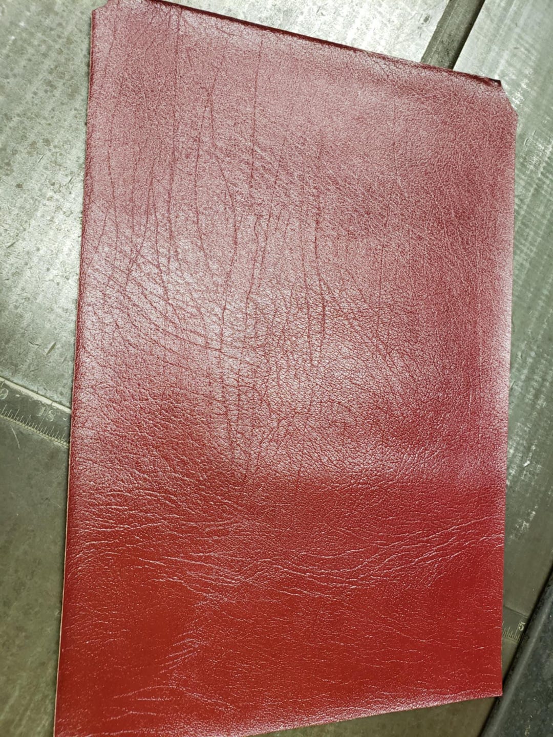 5 Pieces of Red Leather for Bookbinding or Leather Crafting - Etsy