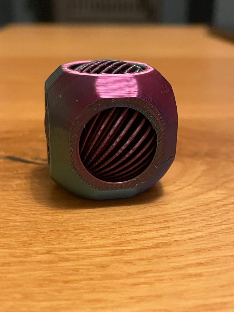 3d Printed Gyro Cube Fidget Spinner - Etsy