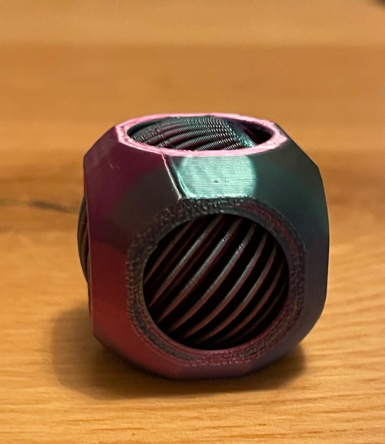 3d Printed Gyro Cube Fidget Spinner - Etsy