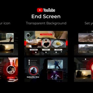Youtube End Screen | Premiere Pro - Etsy