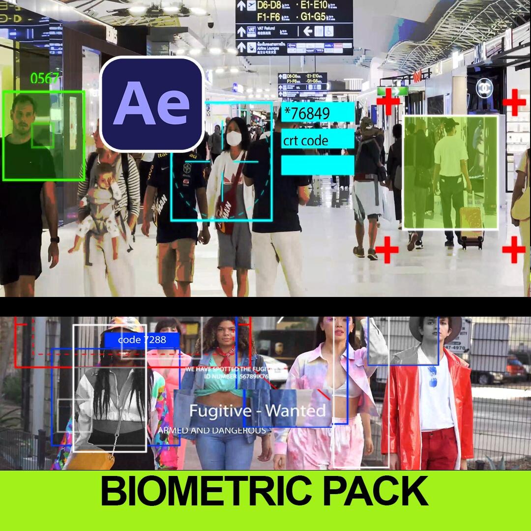 Biometric Scanner Template (after Effects) - Etsy