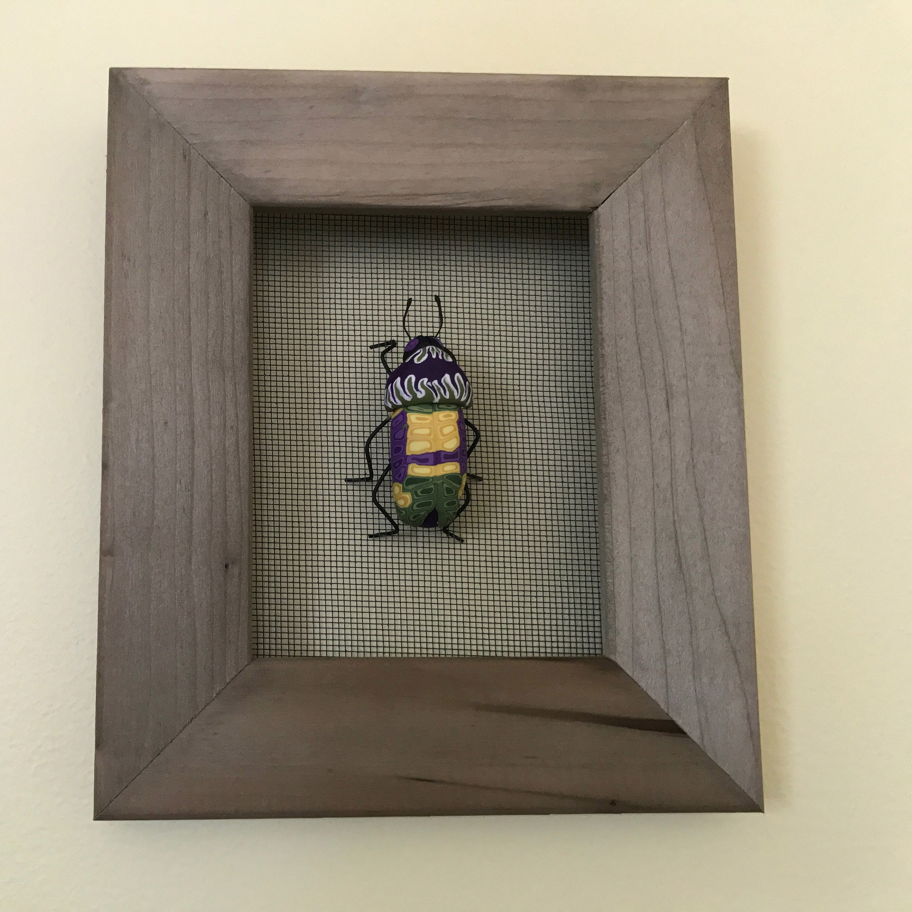 Whimsical Bug Beetle Insect Sculpture Frame Screen Wall Art 410 - Etsy 日本