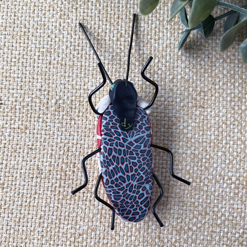 Bug Sculpture, Beetle Sculpture, Insect Sculpture, Whimsical, Colorful ...