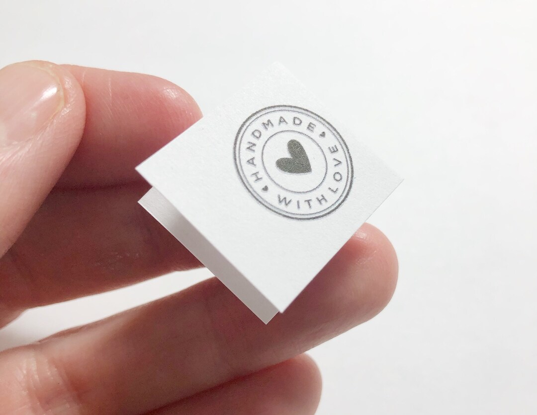 Bag Tags, Small Side Seam Label, Fold Over Bag Label, Bag Tag, Sew on ...