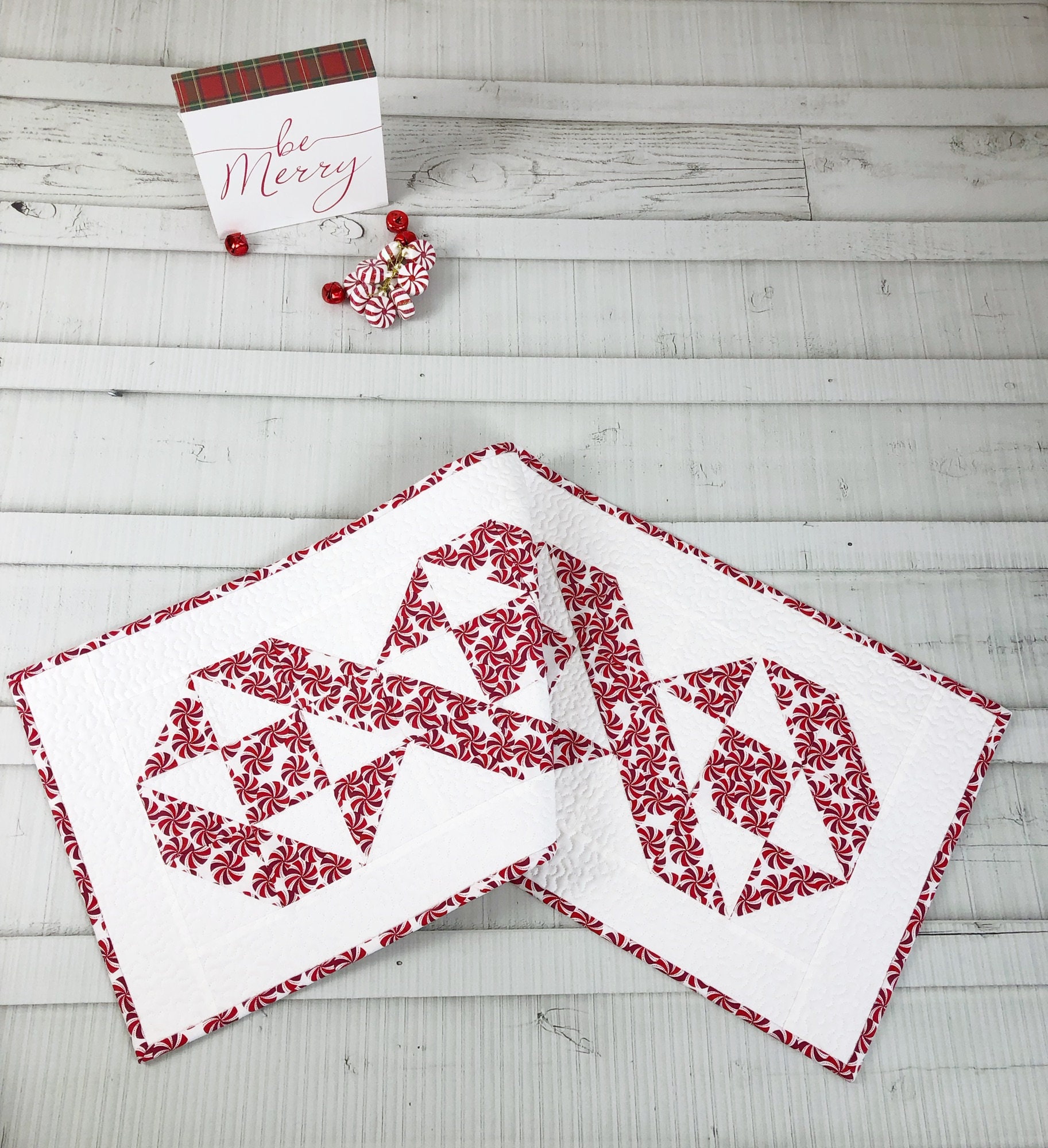 Twisted Ribbon Table Runner Quilt Pattern (PDF Pattern), Beginner ...