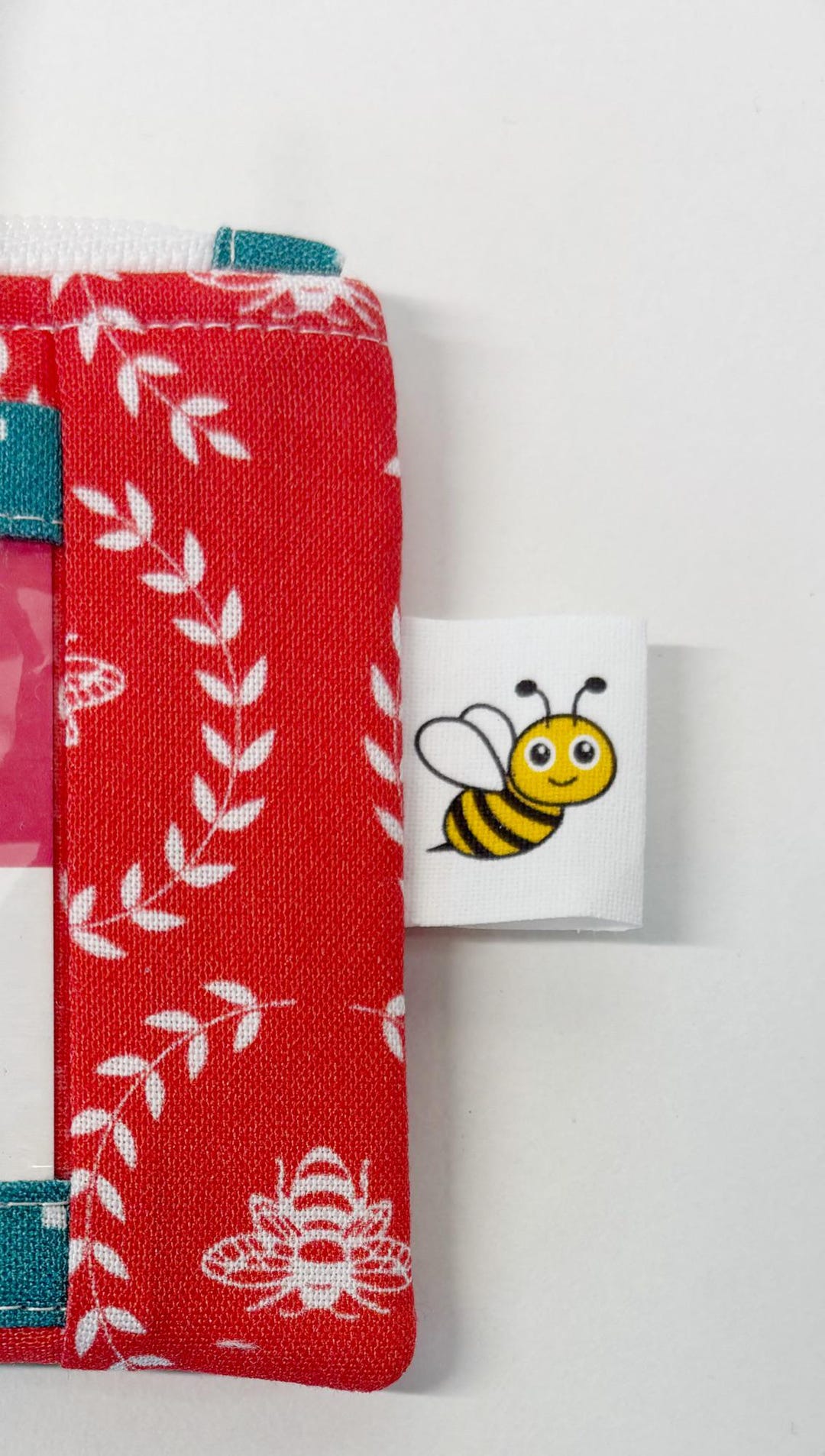 Bag Tags, Small Side Seam Label, Fold Over Bag Label, Bag Tag, Sew on ...