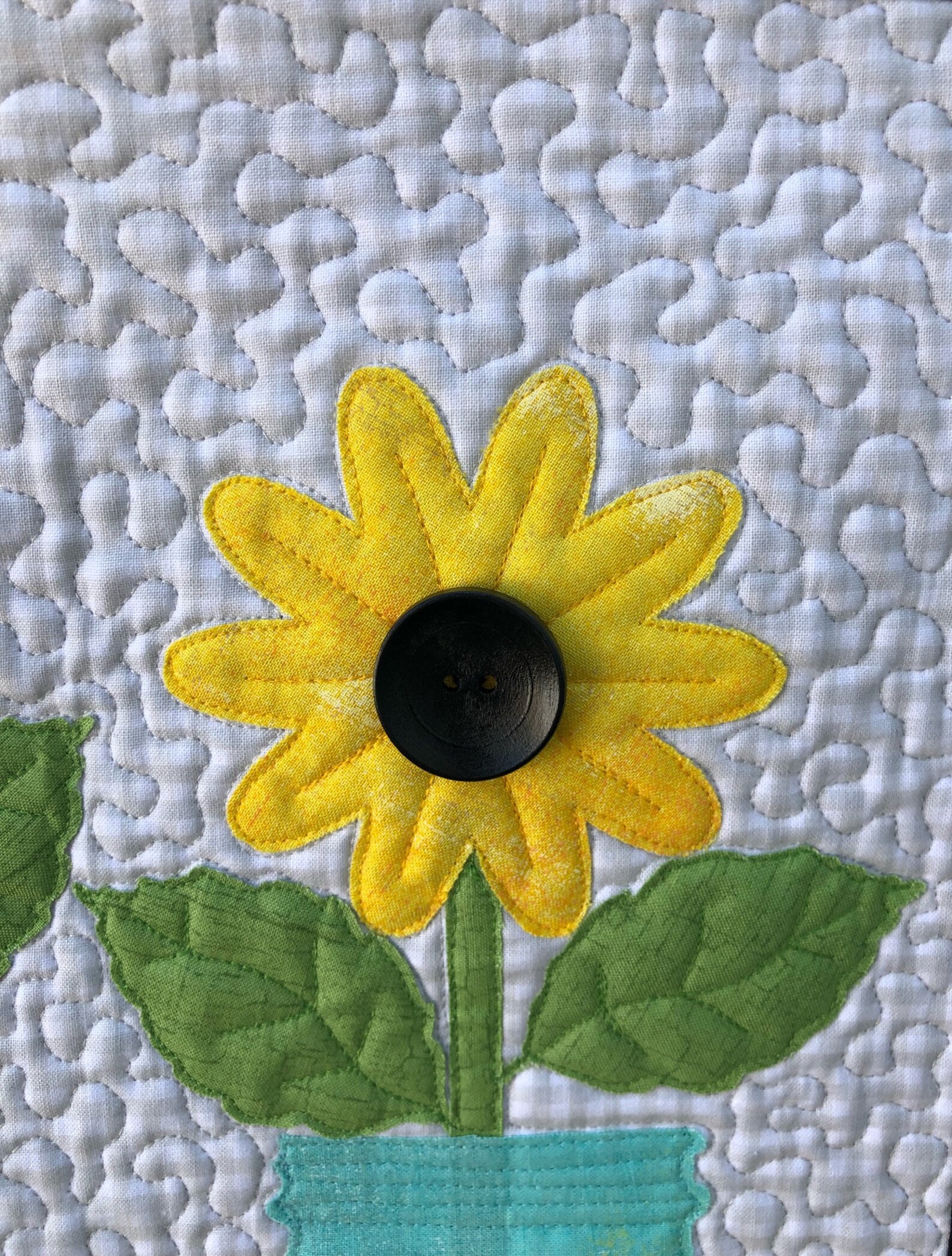 Flowers Raw Edge Quilt Pattern Applique Pattern Quilt Wall | Etsy